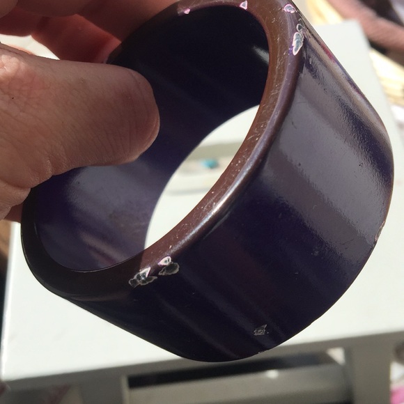 Vintage | Jewelry | Purple Bakelitebangle 3 Inch Circumference | Poshmark